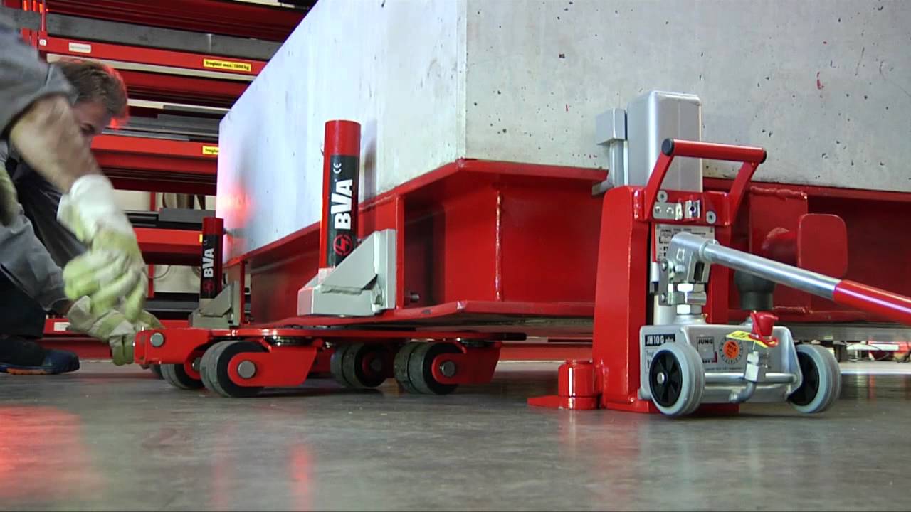 Lève-machines hydrauliques - JUNG spécialisée dans le levage lourd